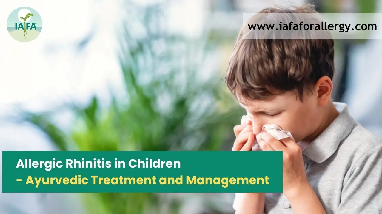 Herbal Ayurvedic Allergy Treatment l IAFA for Allergy
