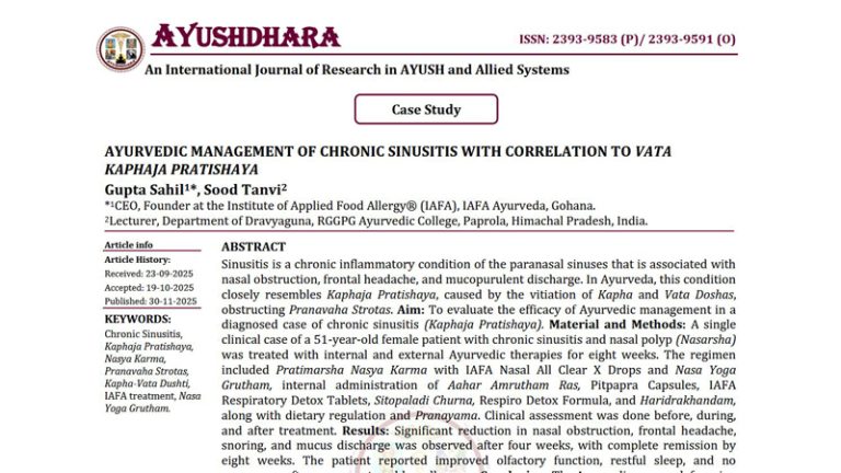 Fantastic News! Our New Case Study on Chronic Sinusitis Recovery ...